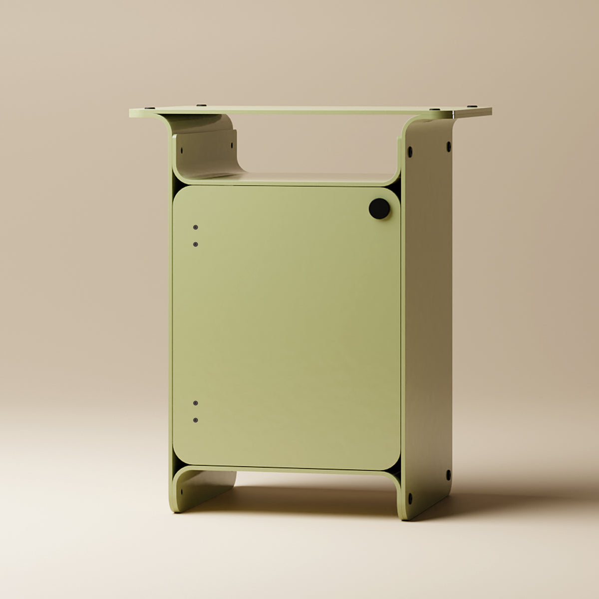 Foundation End Table w/ door – DUDD HAUS